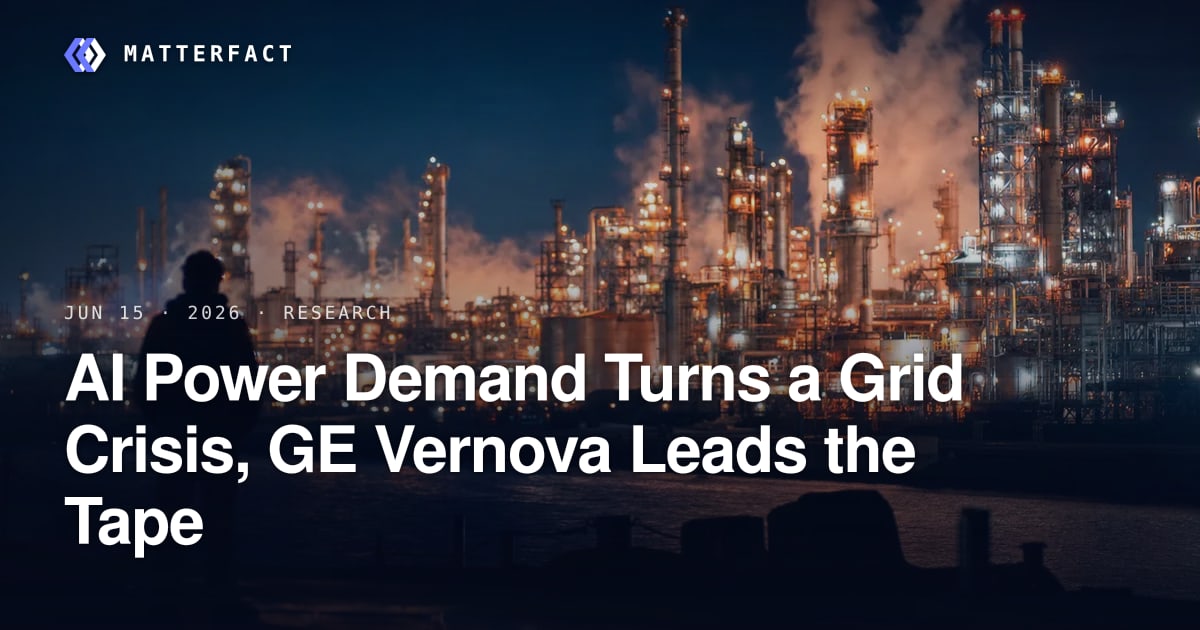 Industrials - Week of June 8–15, 2026: AI Power Demand Turns a Grid ...